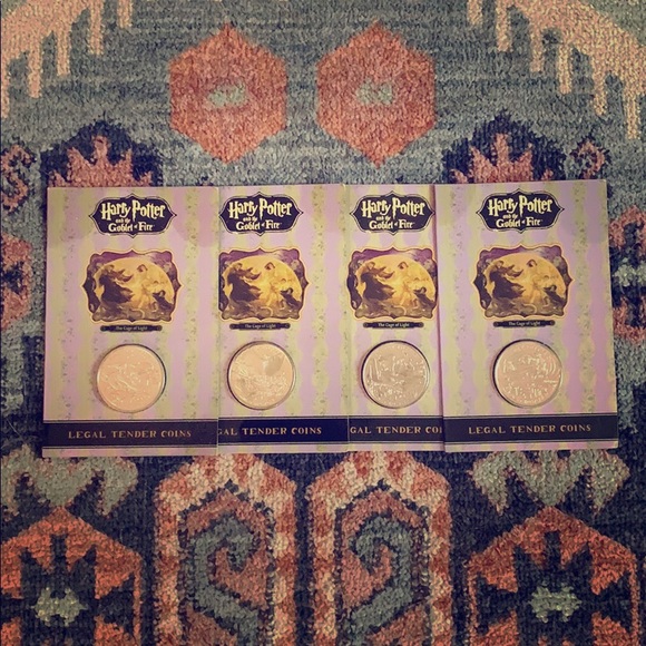 Other | Harry Potter Collectible Coins Set Of 4 | Poshmark